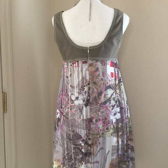 Bleu D'Azur | Dresses | Bleu Dazur Color Splash Dress | Poshmark